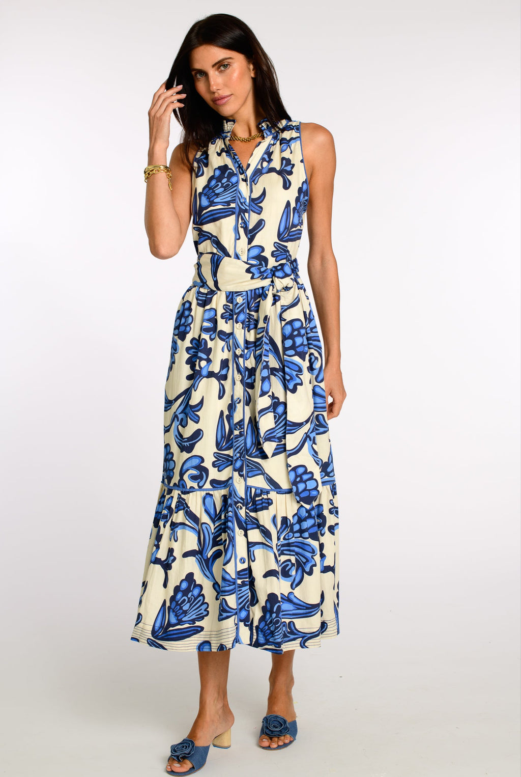 Biba Dress in Grand Entrance Ivory – Elizabeth Ackerman Designs, LLC